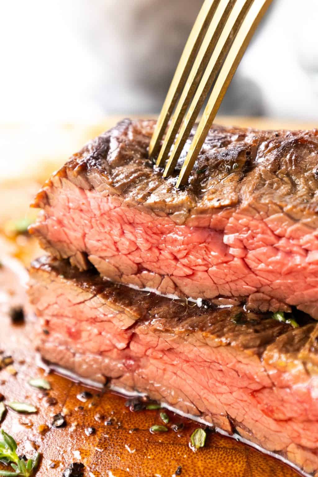 Skillet Marinated Steak